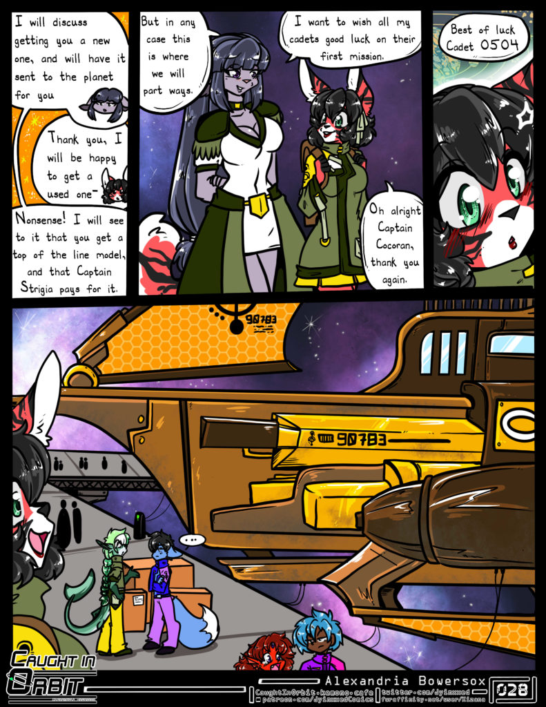 Caught in Orbit | A furry syfy comic by Alexandria Bowersox