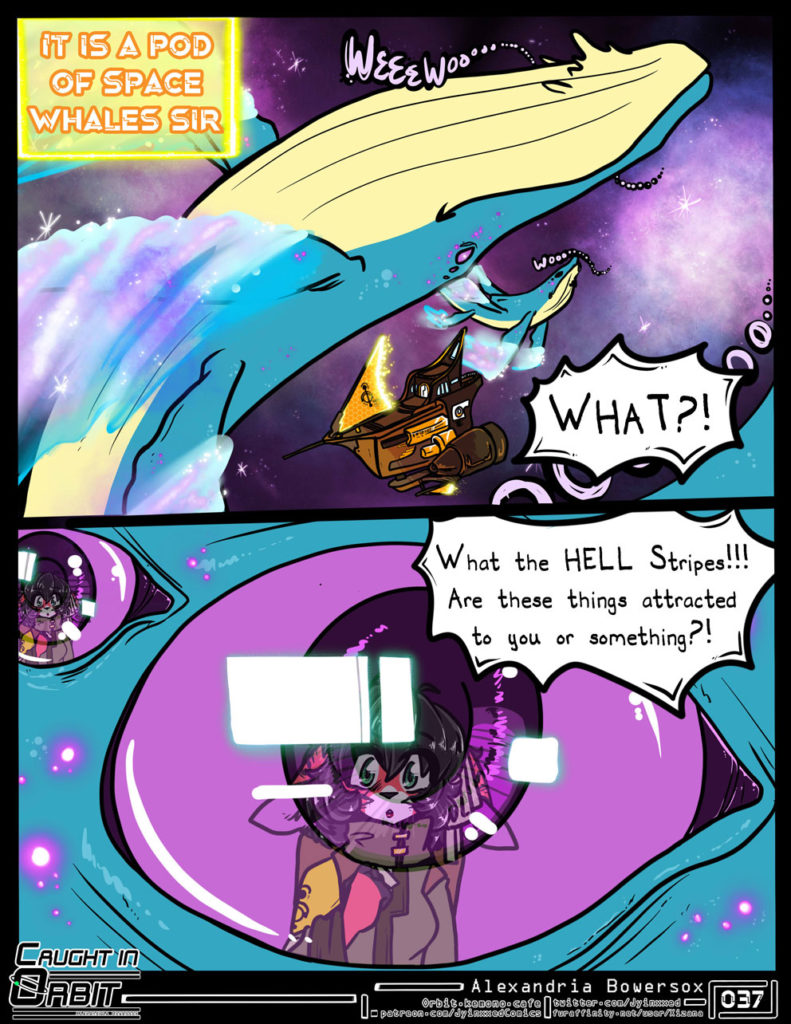 Caught in Orbit | A furry syfy comic by Alexandria Bowersox