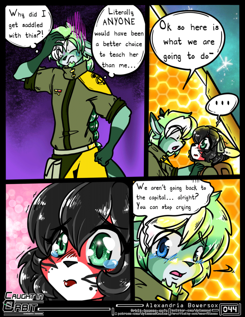 Caught in Orbit | A furry syfy comic by Alexandria Bowersox