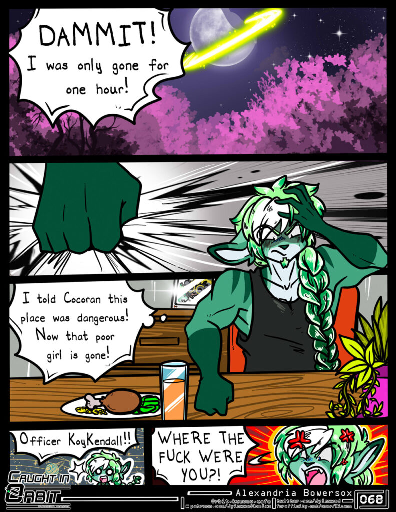 Caught in Orbit | A furry syfy comic by Alexandria Bowersox