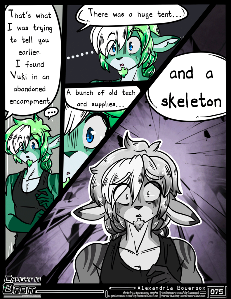 Caught in Orbit | A furry syfy comic by Alexandria Bowersox